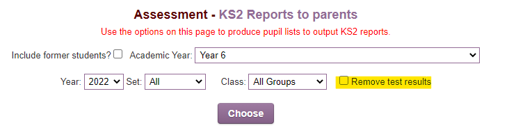 Report on Key Stage 2 Statutory Assessments – ScholarPack