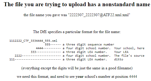 Error when uploading an ATF or CTF file – ScholarPack