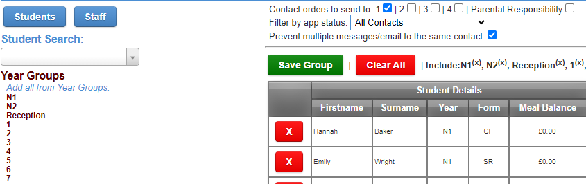 Parents App - Generate Linkup codes for Parents and other student contacts – ScholarPack