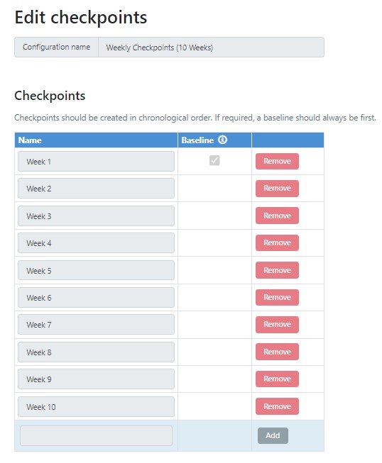Can we add more checkpoint assessment points – ScholarPack