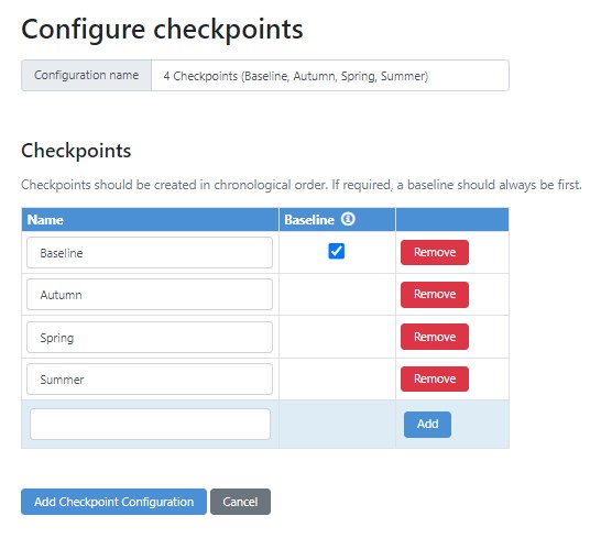 Can we add more checkpoint assessment points – ScholarPack