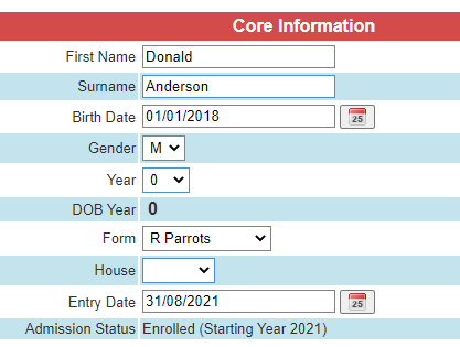 Student Profile - Extended Tab – ScholarPack